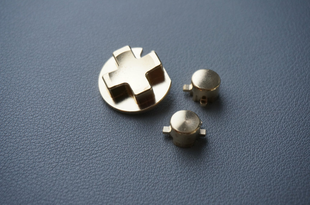 Game Boy Color Machined Buttons and Directional Keypad