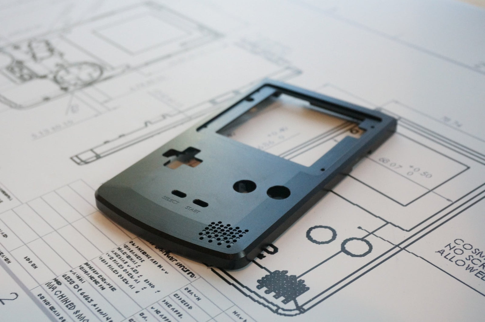 Game Boy Color Machined Aluminum Front Plate Shell |Boxy Pixel