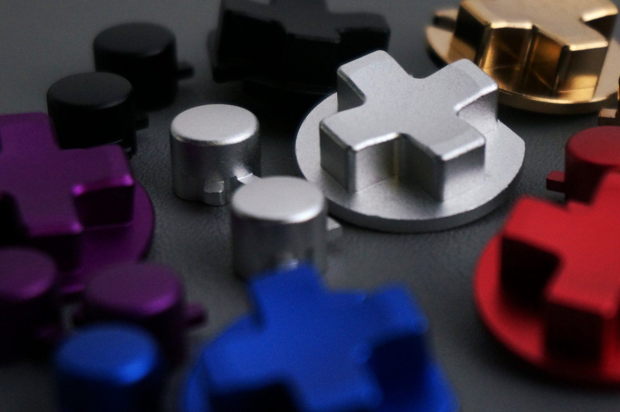 Game Boy Color Machined Buttons and Directional Keypad
