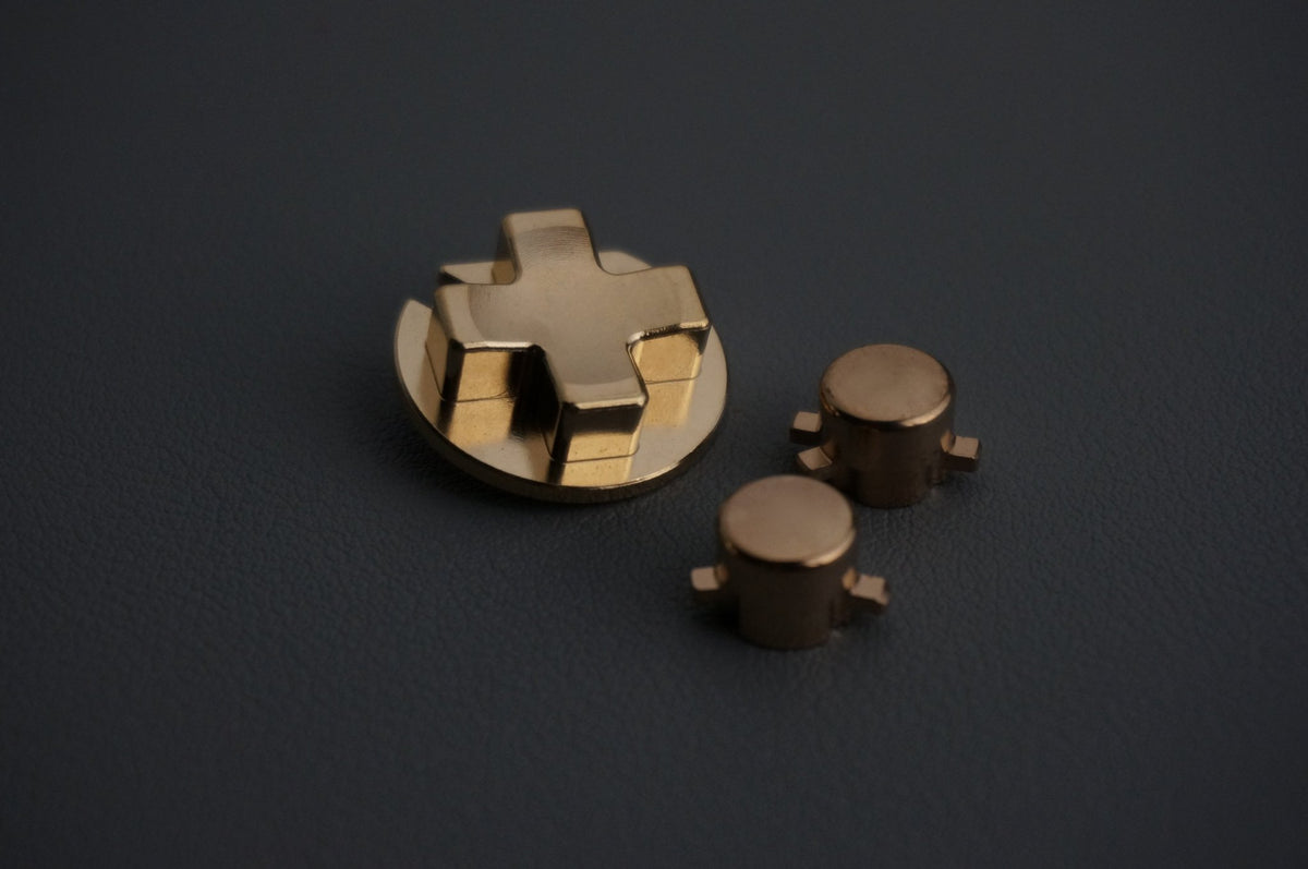 Game Boy Color Machined Buttons and Directional Keypad