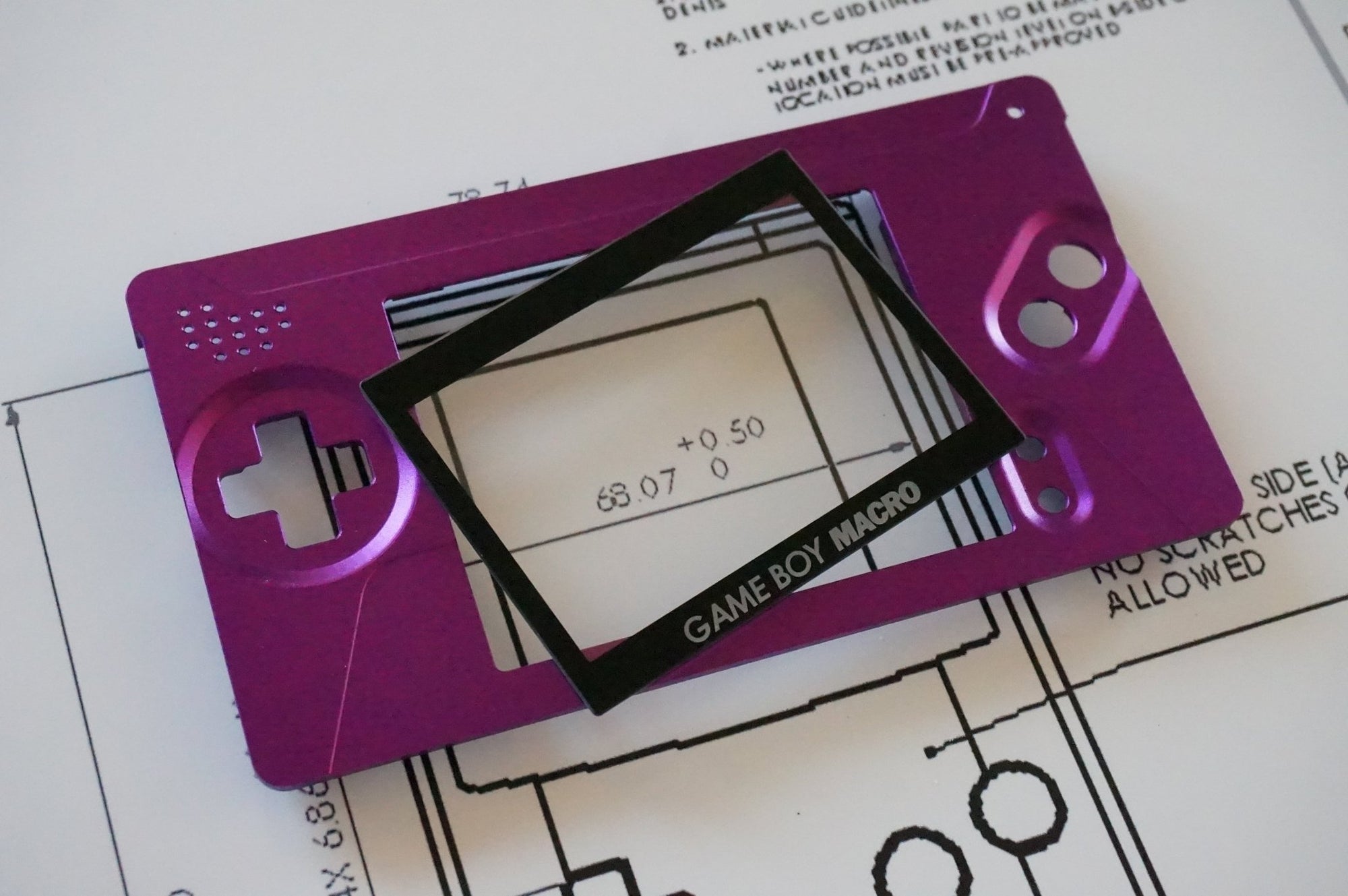 Game Boy Macro- Glass screen lens