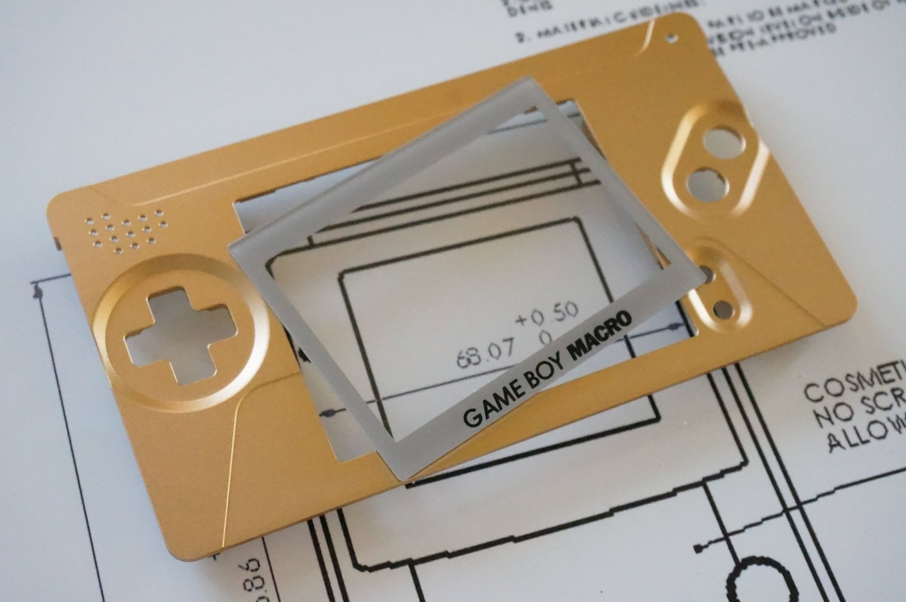 Game Boy Macro- Glass screen lens