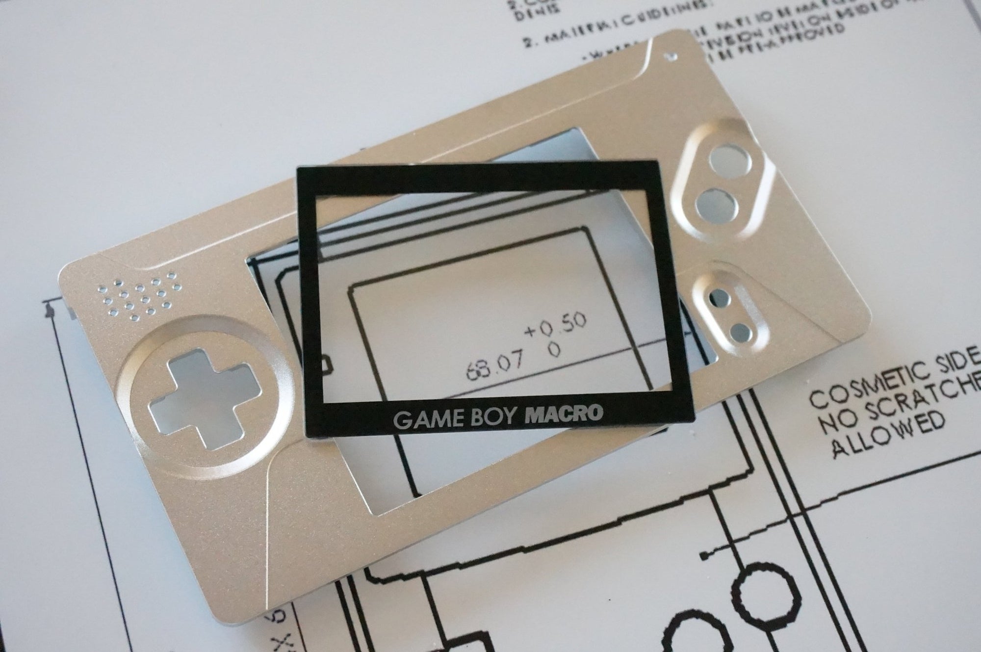 Game Boy Macro- Glass screen lens