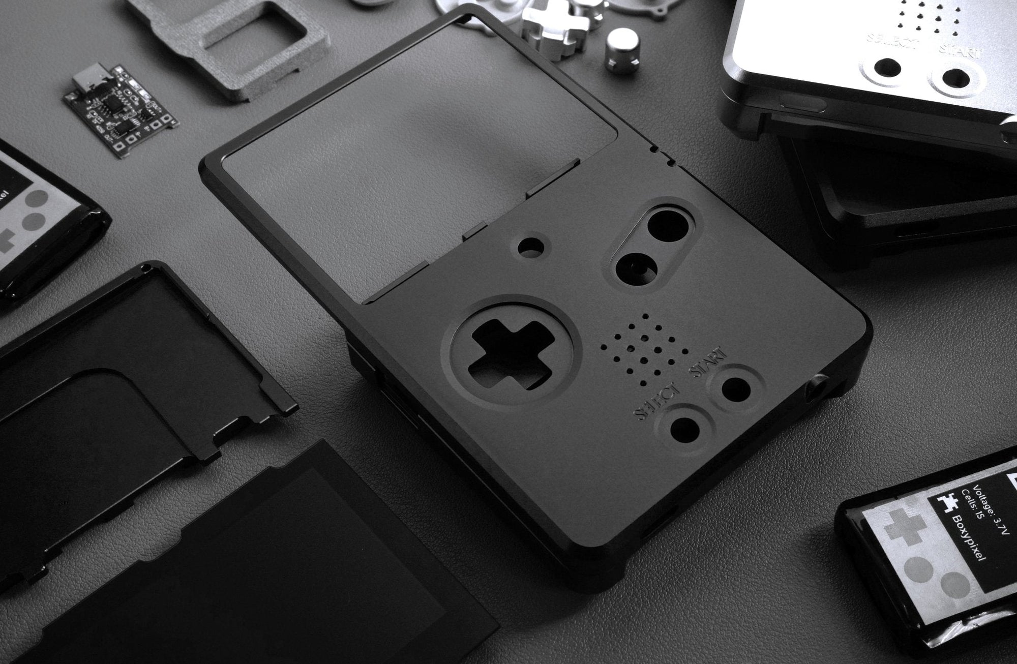 Metal Unhinged Game Boy Advance SP + Screen Base Kit