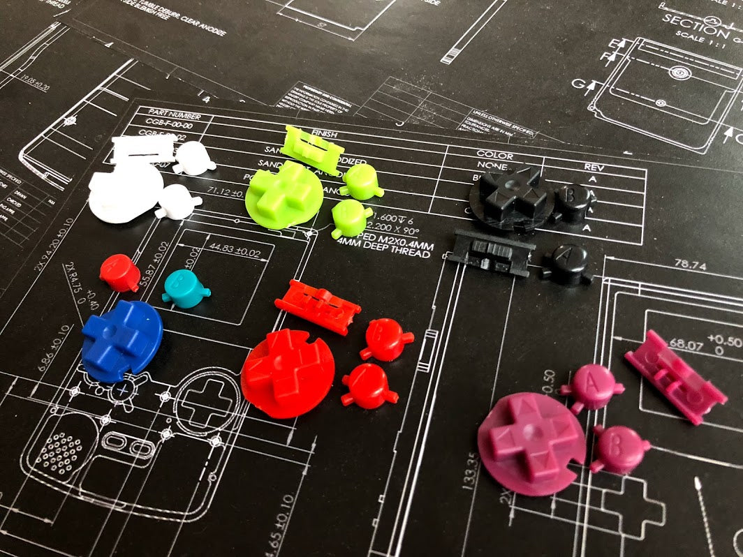 Gameboy Color Buttons | Boxy Pixel